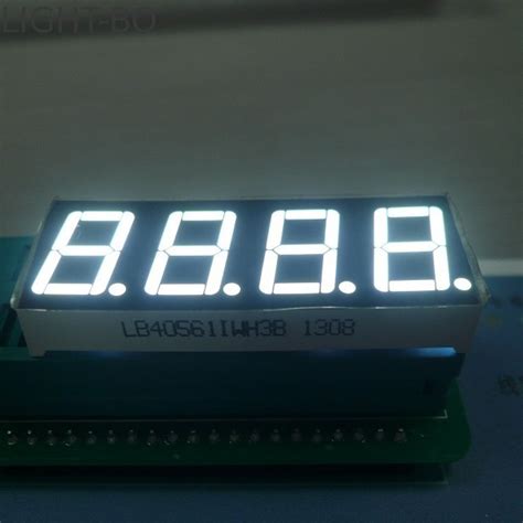 Ultra White Numeric Led Display 4 Digit 7 Segment For Process Indicator