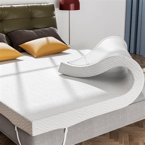 Memory Foam Mattress Topper King Size 3 Inch Gel Infused