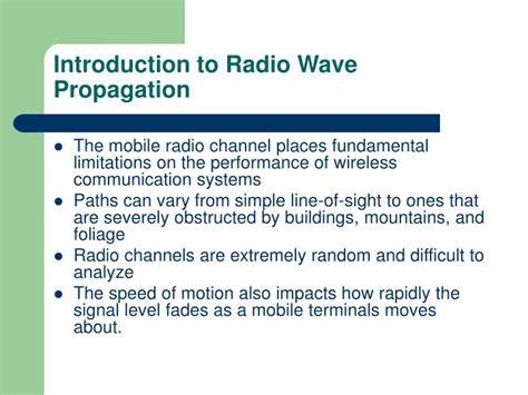 PPT Mobile Radio Propagation Large Scale Path Loss PowerPoint Presentation ID