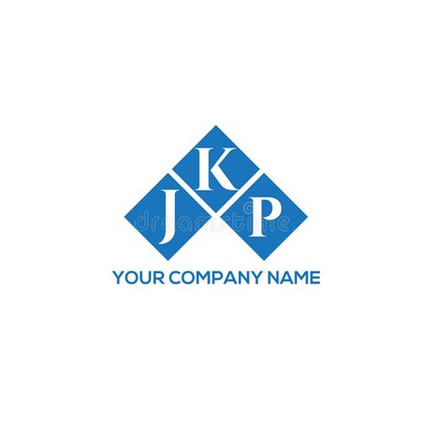 Jkp Letter Logo Design On White Background Jkp Creative Initials