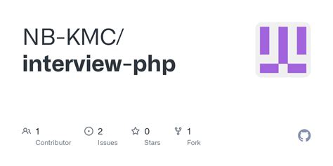 GitHub NB KMC Interview Php