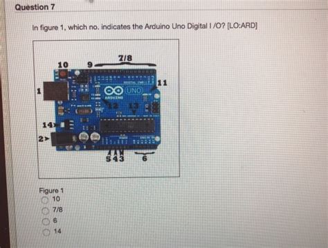 Solved Question In Figure 1 Which No Indicates The Arduino