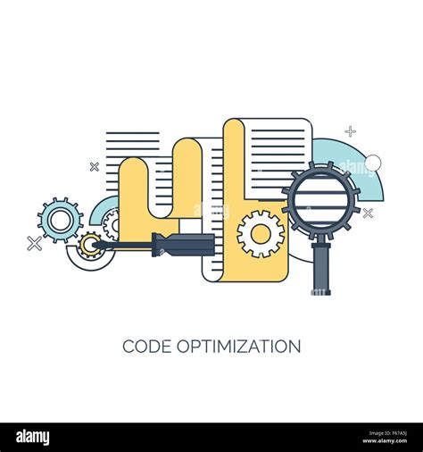 Vector Illustration Flat Computing Background Programmingcoding Web Development And Search