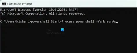 How To Open An Elevated PowerShell Prompt In Windows