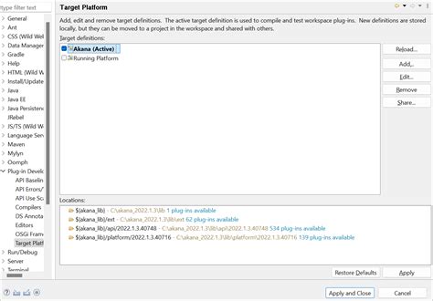 Eclipse Workspace Setup