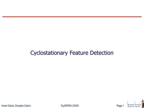 Ppt Cyclostationary Feature Detection Powerpoint Presentation Free Download Id 4067314
