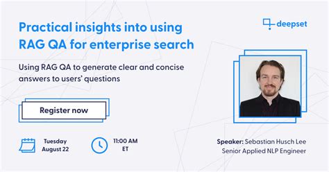 Webinar Practical Insights Into Using Rag Qa For Enterprise Search