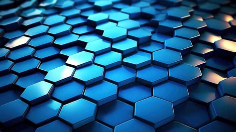 Premium Ai Image Luxury Abstract Hexagon Background Generative Ai