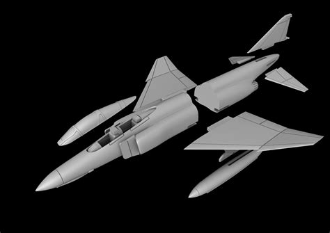 3d File F 4 Phantom Ii Scale 1 72 3d Print Ready Stl Files・3d Printing
