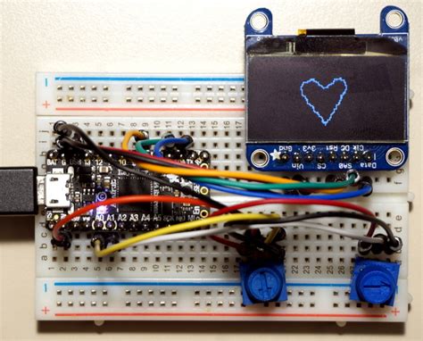 Tiny Sketcher Circuitpython Oled And Dual Knob Sketcher Adafruit Learning System