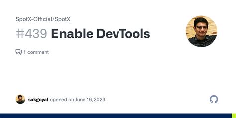 Enable Devtools · Issue 439 · Spotx Officialspotx · Github