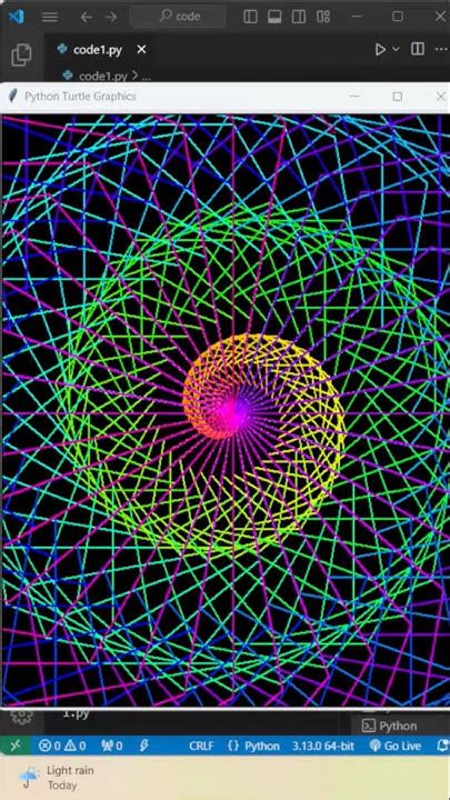 Python Turtle Tutorial Learn To Code Graphics Fast Pythonpython Youtube