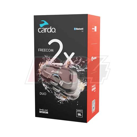 Kit Intercomunicador Bluetooth Cardo Freecom 2x Duo Rc4