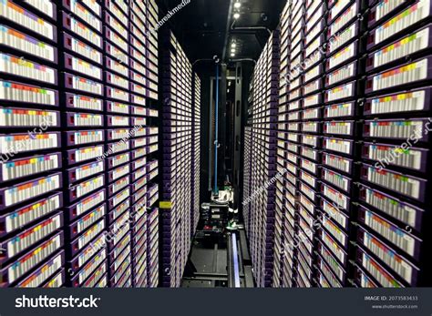 Data Center Multiple Rows Fully Operational Stock Photo Shutterstock