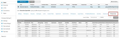 Viewing A User Detailed Change Log Users Help And Tutorials