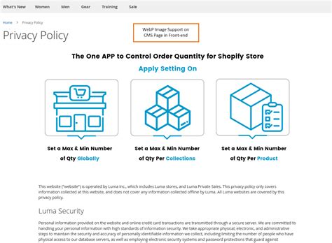 webp image support on cms page support portal for magento extensions and services