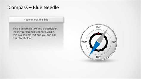 Compass Powerpoint Shapes Slidemodel