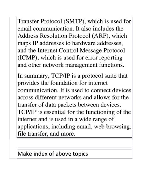 Tcp Ip 4 End Tcp Ip Full Notes Transfer Protocol Smtp Which Is