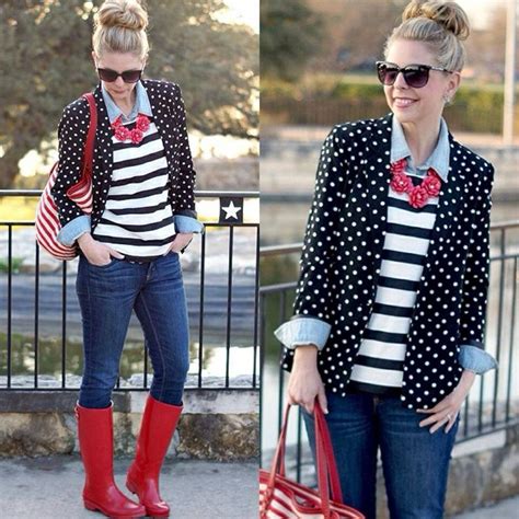 Polka Dot Patterned Blazer