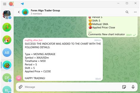 创建 Mql5 Telegram 集成 Ea 交易（第 7 部分）：图表指标自动化的命令分析 Mql5文章