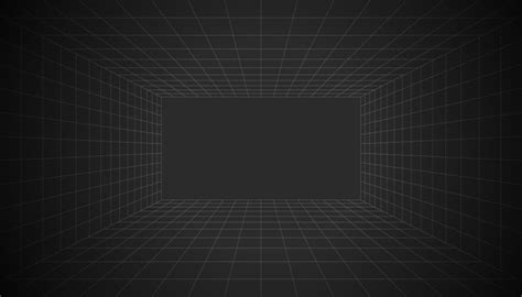 Abstract Curvy Perspective Grid Lines On White Vector Image