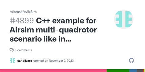 c example for airsim multi quadrotor scenario like in multi agent