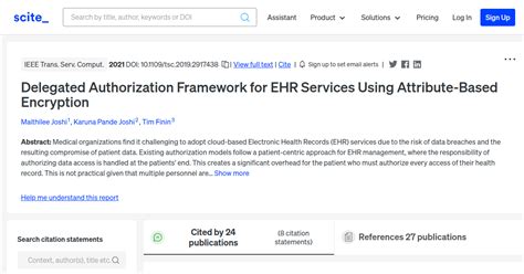 Delegated Authorization Framework For Ehr Services Using Attribute