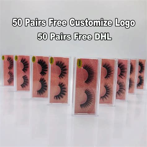 Natural 3d Mink False Lashes Set With Invisible Band Full Strip