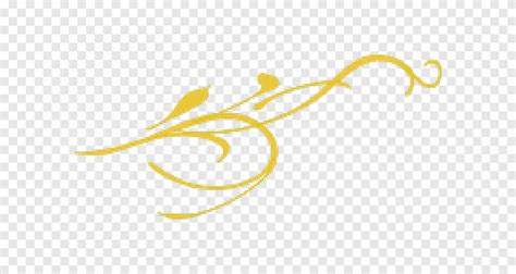 골드 오픈 플라워 골드 라인 금 꽃 Png Pngegg