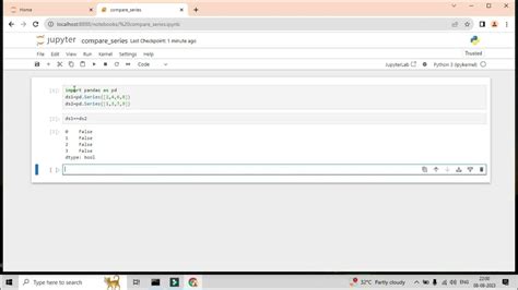 Write A Pandas Program To Compare The Elements Of Two Pandas Series Pandas Tutorial Youtube