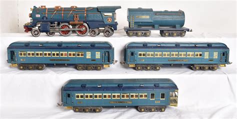 Bid Now Lionel Prewar Standard Gauge Original Owner Blue Comet Set