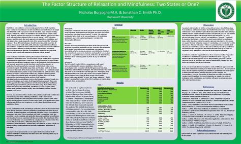 The Factor Structure Of Relaxation And Mindfulness Two