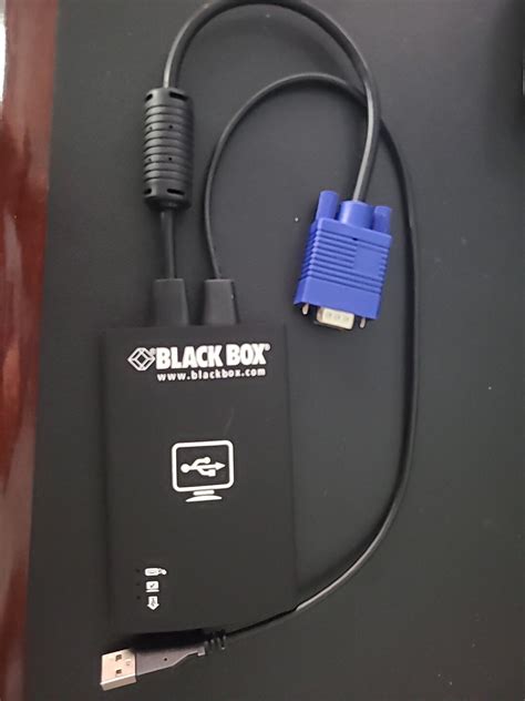 Used Black Box Usb Laptop Console Crash Cart Adapter Kvt100a Ubbthreads