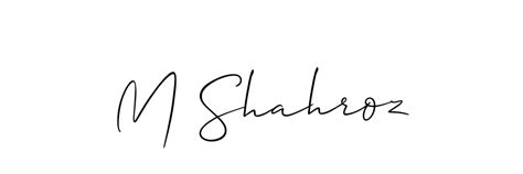 75 M Shahroz Name Signature Style Ideas Cool Electronic Sign