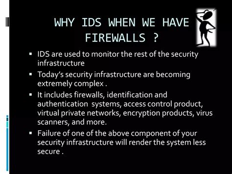 Intrusion Detection System Pptx