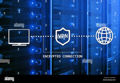 Virtual Private Network Vpn Data Encryption Ip Substitute Stock Photo Alamy