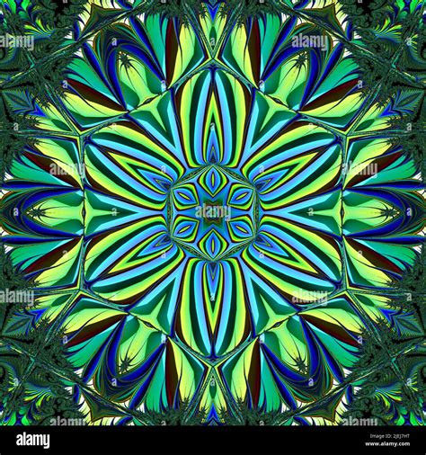 Abstract Computer Generated Fractal Design A Fractal Is A Never Ending
