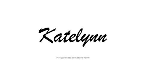 Katelynn Name Tattoo Designs