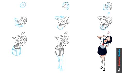 How To Draw Cute Japanese Cartoon Characters