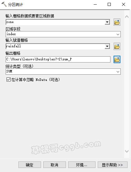 arcgis裁剪栅格 栅格分区统计 三维可视性分析 草根哥