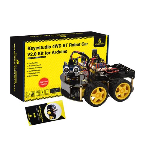 Keyestudio Wd Multi Bt Robot Car Kit Upgraded V W Led Display For Arduino Robot Stem Edu