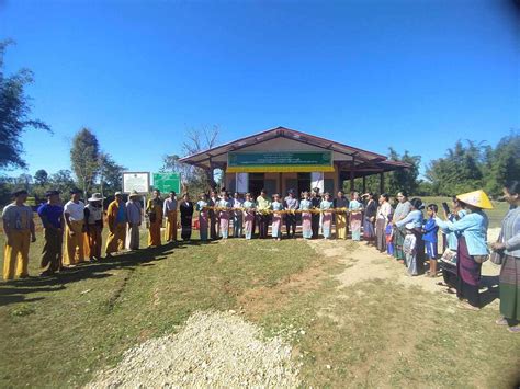 လဲချားတွင် ၇၆ နှစ်မြောက်လွတ်လပ်ရေးနေ့ ကြိုဆိုဂုဏ်ပြုသောအားဖြင့် ကျေးရ