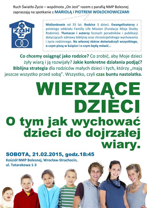Zapraszamy Na Spotkanie We Wrocławiu Fundacja Misja Służby Rodzinie