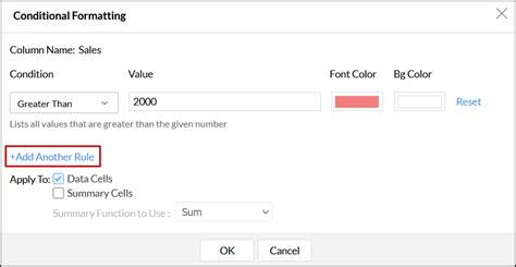Customizing Tabular View Analytics Plus