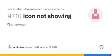 Icon Not Showing Issue React Native Elements React Native Elements GitHub
