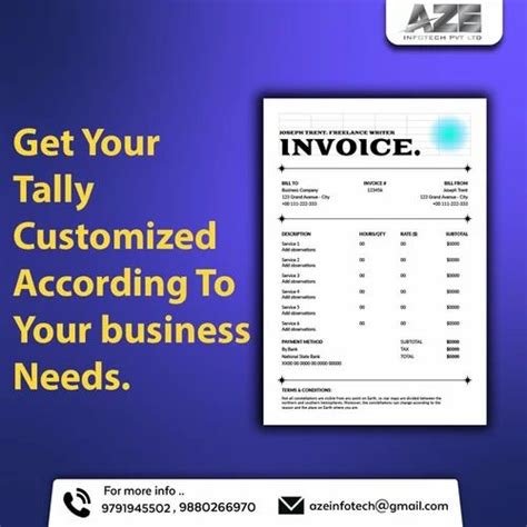 Tally Invoice Customization Silver Single User At Rs In Bengaluru