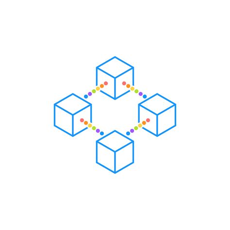 Line Icon Cube With Dots Design Vector Illustration 6133113 Vector Art At Vecteezy