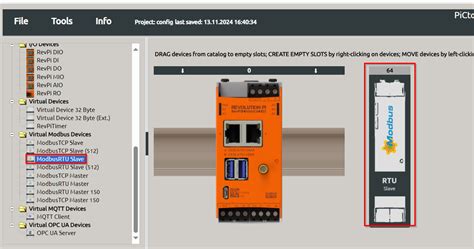 Revpi As Modbus Rtu Slave Industrial Raspberry Pi