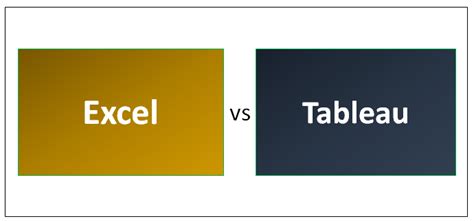 Excel Vs Tableau Top 10 Important Comparisons You Must Learn