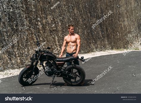 Sexy Guy Naked Body Jeans Posing Stock Photo Shutterstock